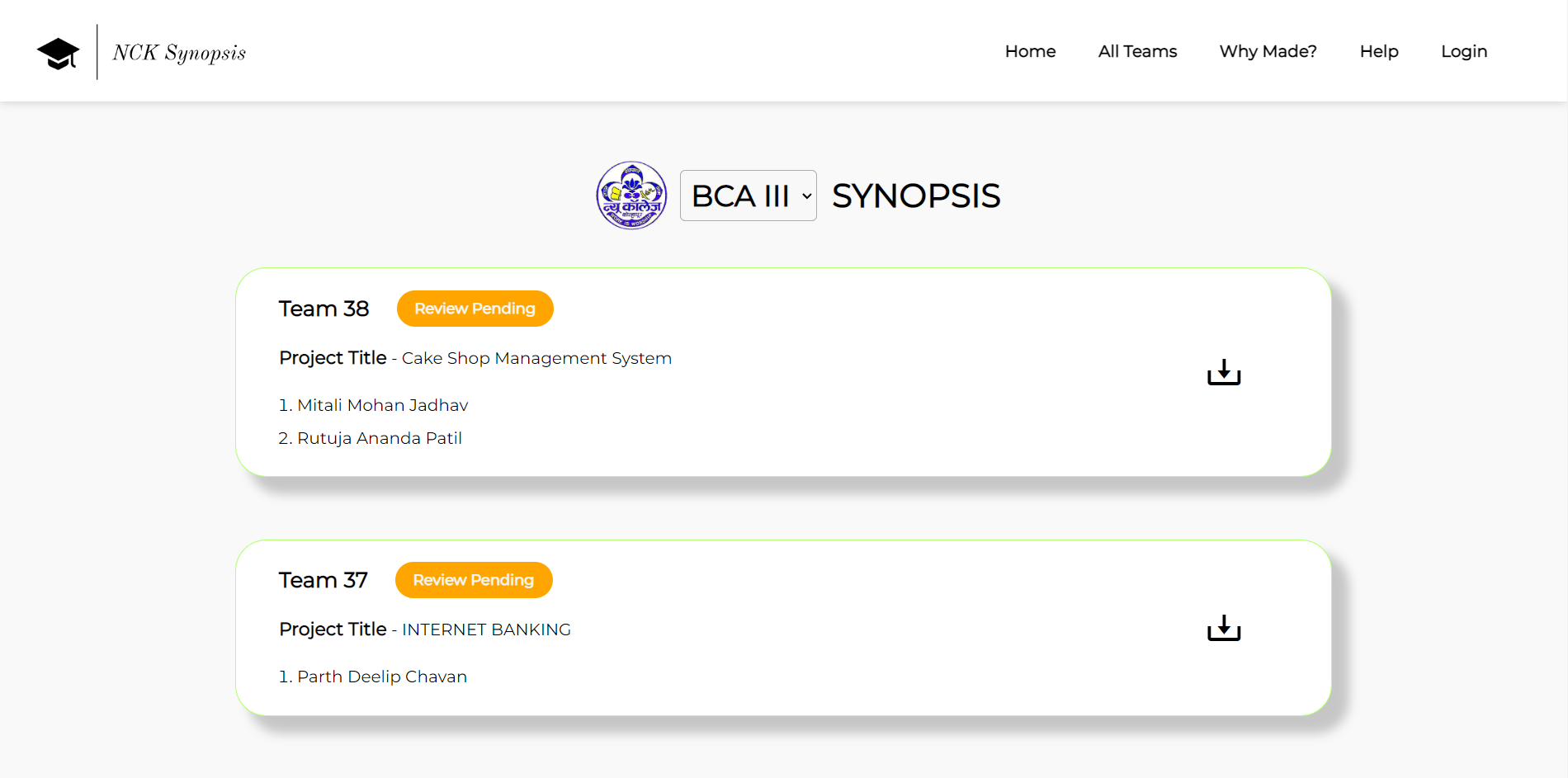 GitHub - Raunak-Sadhwani/college-synopsis-generator: Made a platform to help students of my ...