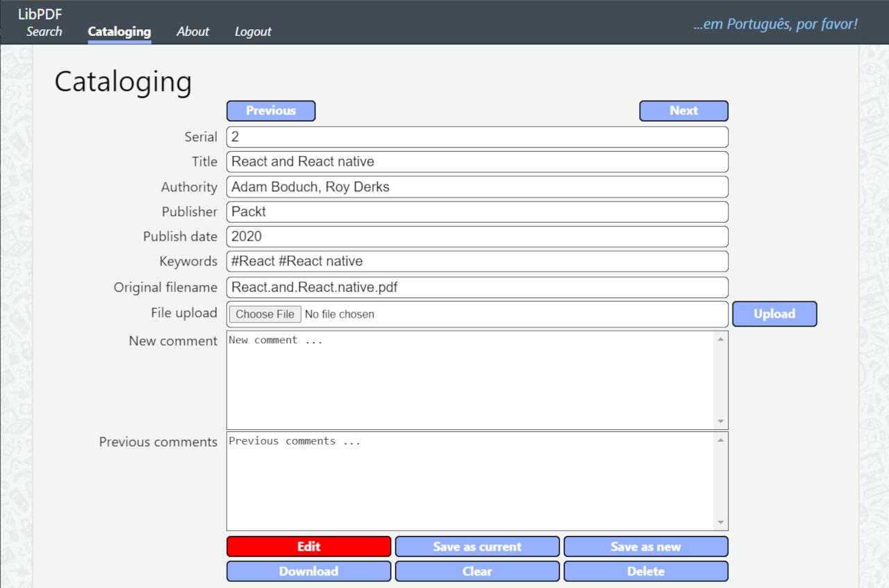 GitHub - jorgeleao/LibPDF: A web app to store and retrieve bibliographic materials, like PDF ...
