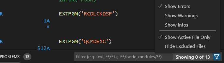Do Not Show Certain Info Messages · Issue 132 · Codefori Vscode Ibmi · Github