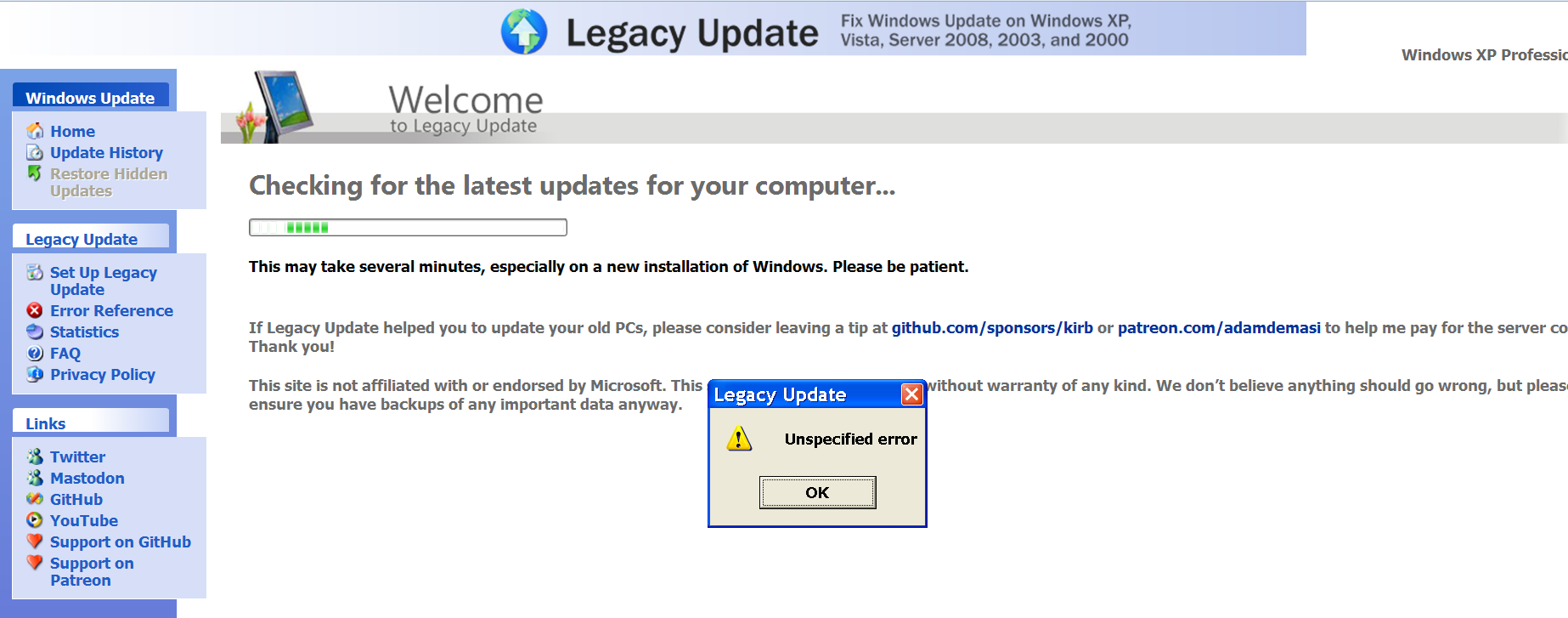 LegacyUpdate-1.4.1.exe crashes on launch · Issue #37 · LegacyUpdate/LegacyUpdate · GitHub