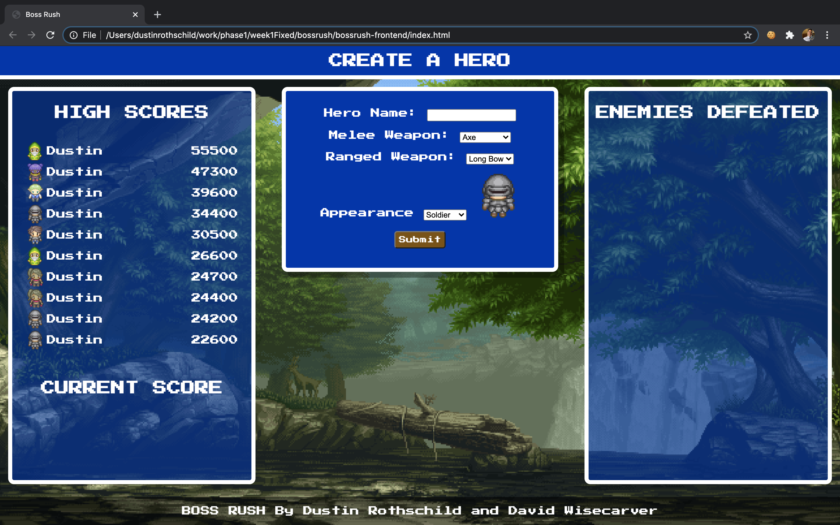 GitHub - dwisecar/bossrush