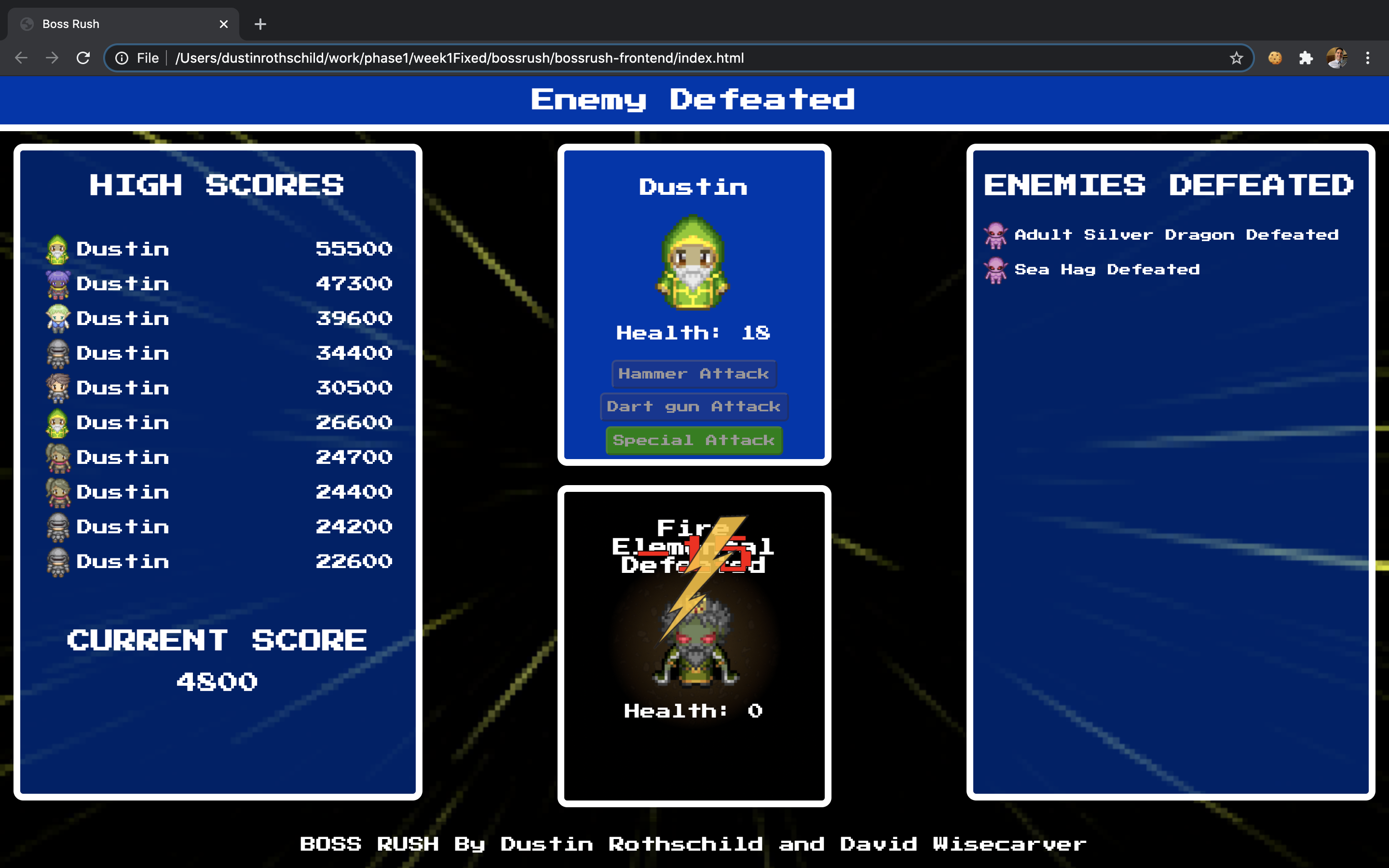 GitHub - dwisecar/bossrush