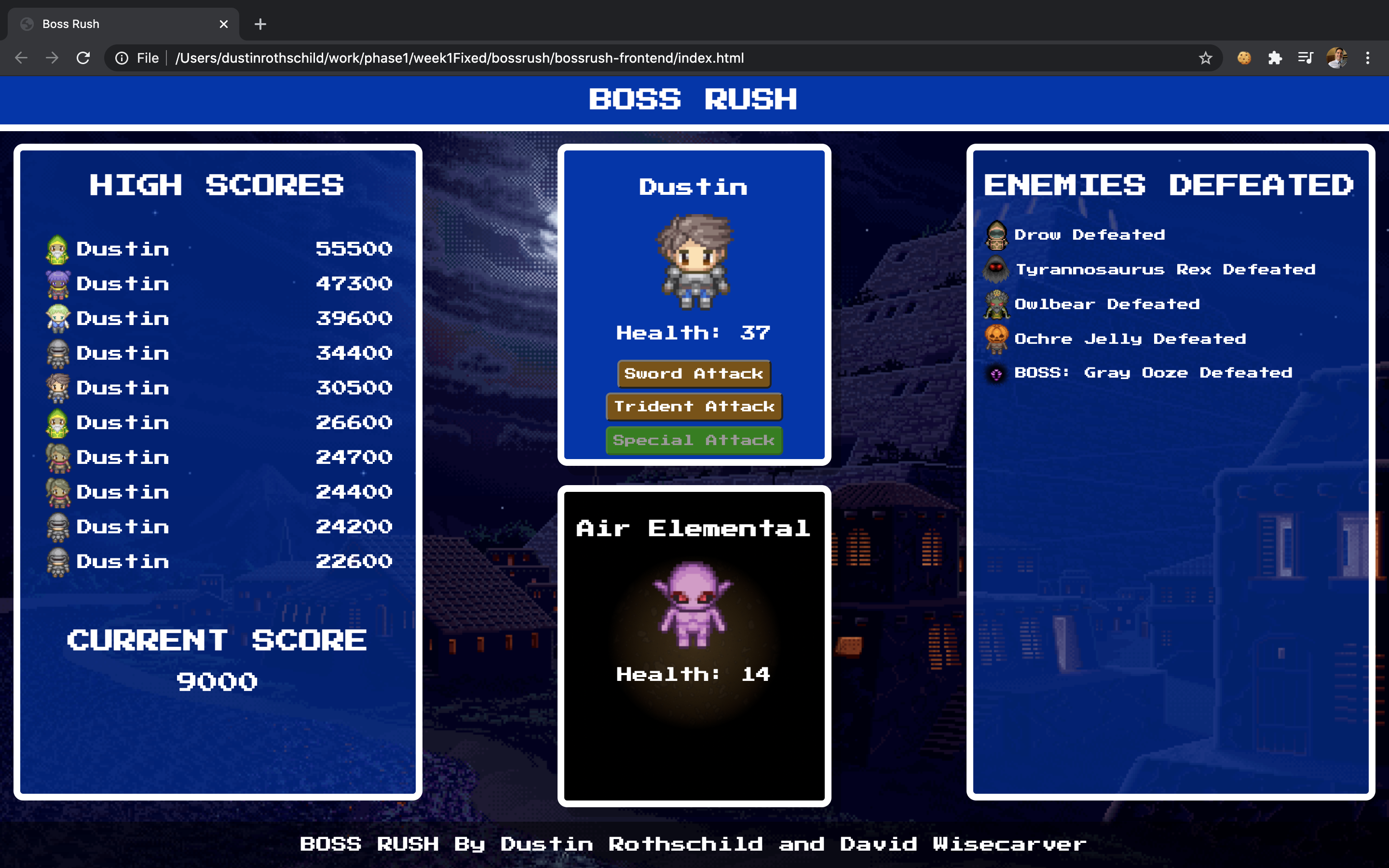 GitHub - dwisecar/bossrush