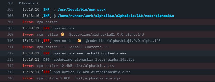 `npm Notice` Logged As Error When Using Npmtasks · Issue 1275 · Nuke Build Nuke · Github