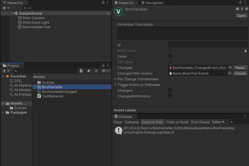 [BUG] Default Changed and ChangedWithHistory Events Not Created at Runtime · Issue #282 · unity ...