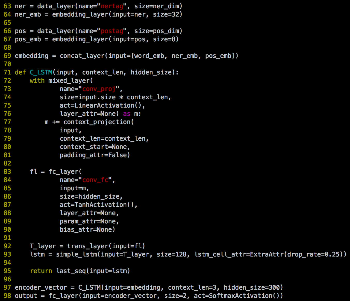 实现了c Lstm网络结构，但是运行的时候报错了 · Issue 3642 · Paddlepaddlepaddle · Github 