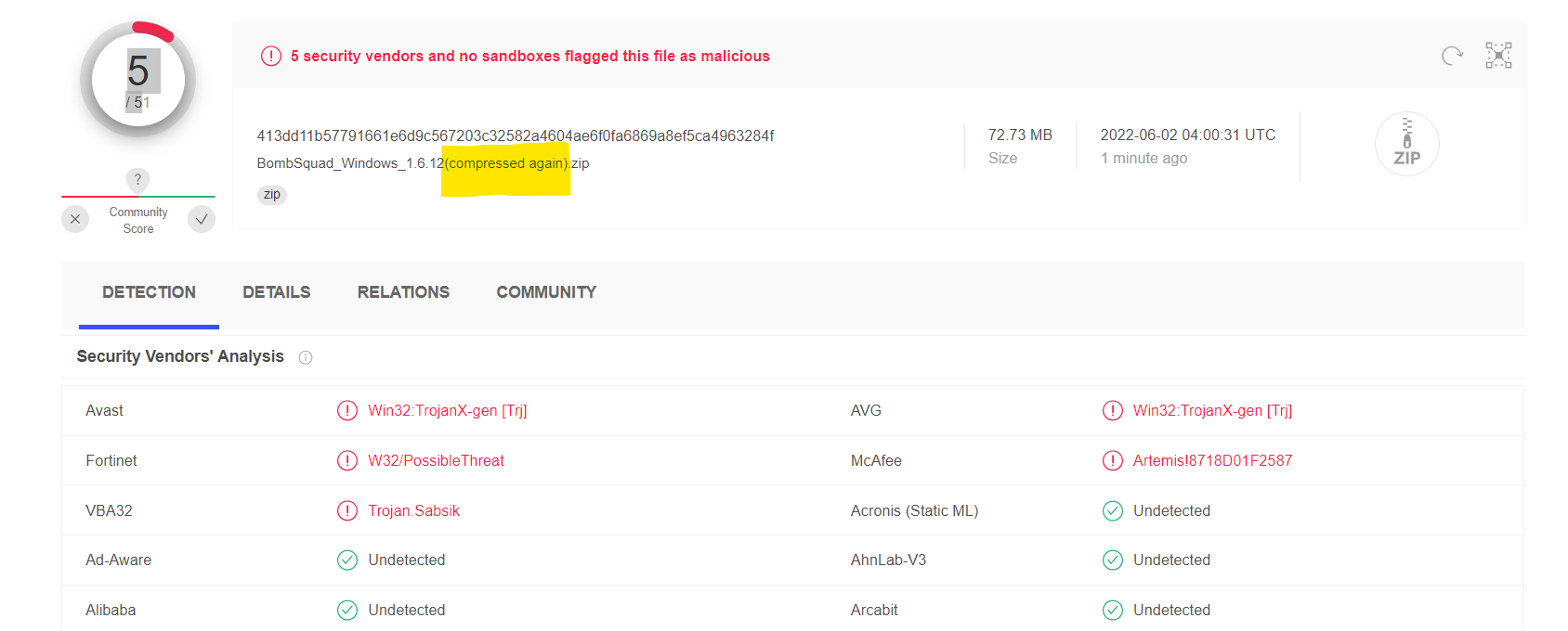 Windows detecting As "Virus/Malware" · Issue #413 · efroemling/ballistica · GitHub