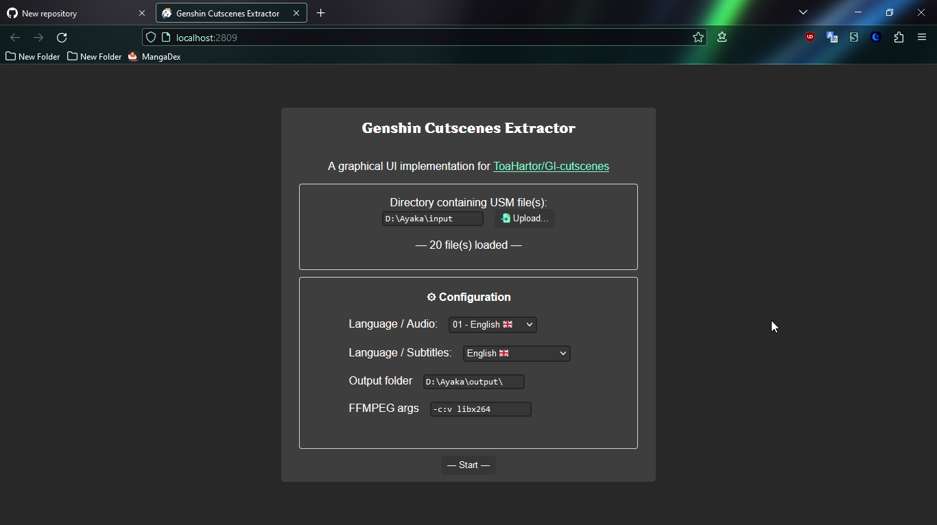 GitHub - azurenekowo/ayaka: A graphical UI for ToaHartor's Genshin Cutscenes Demuxer