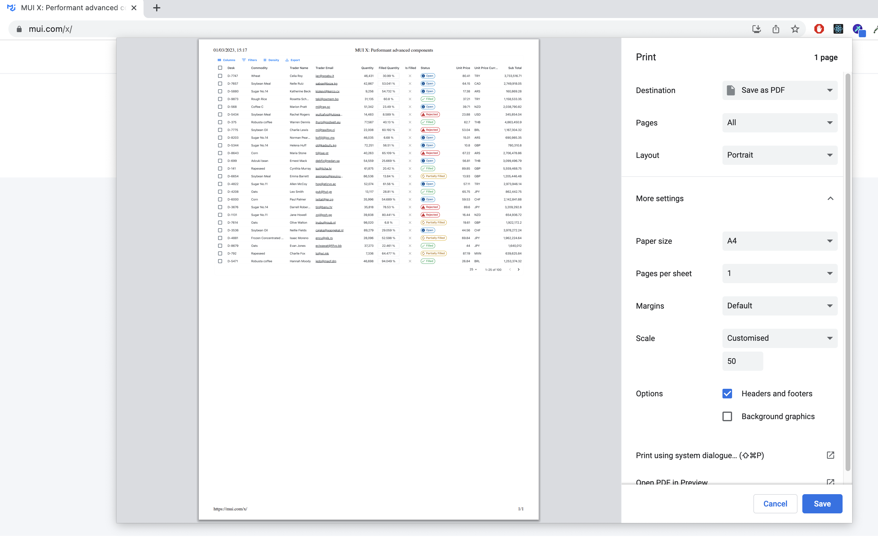 Data Grid: cropped print with custom scaling on Safari browser · Issue #8087 · mui/mui-x · GitHub