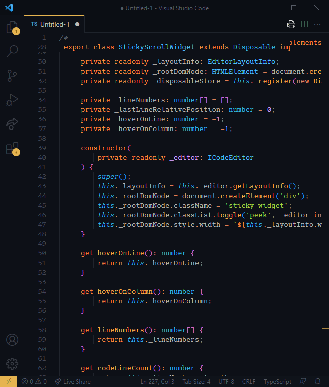 [Bug] Minimap AutoHide with StickyScroll on Long Lines can Appear to Merge Lines · Issue #188497 ...