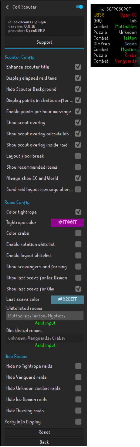 "Unknown" room no longer working in CoX Scouter · Issue #335 · open-osrs/plugins · GitHub