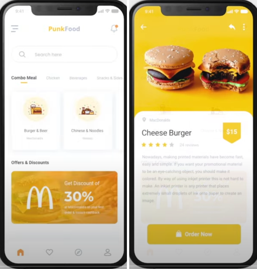 GitHub - gLuColte/Flutter-Online-FoodOrdering: FoodOrdering Application ...