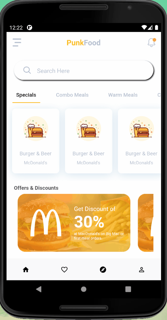 GitHub - gLuColte/Flutter-Online-FoodOrdering: FoodOrdering Application built via Flutter.
