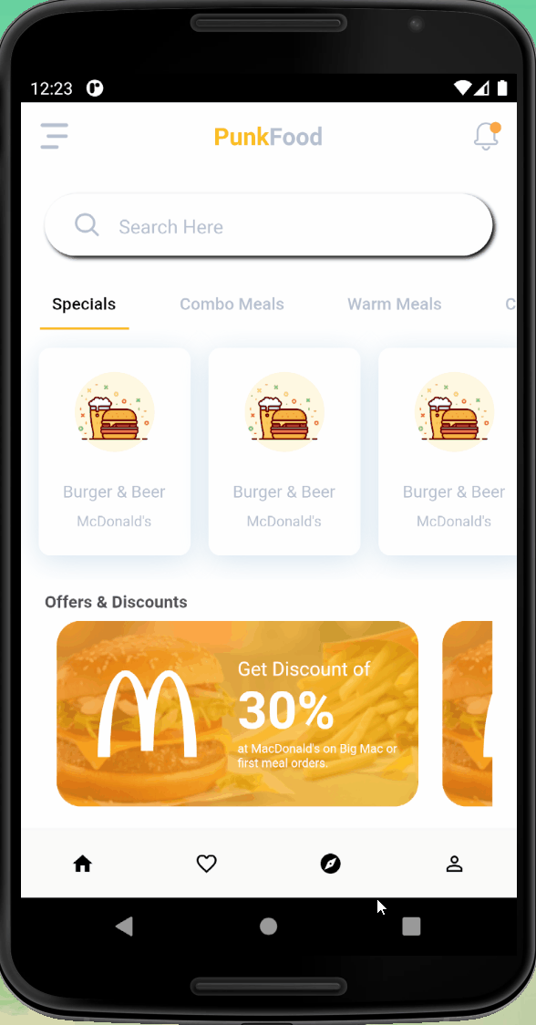 GitHub - gLuColte/Flutter-Online-FoodOrdering: FoodOrdering Application ...
