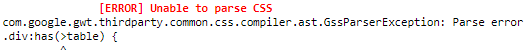 Is It Possible To Use The Greater Sign With Pseudoclasses In Gss