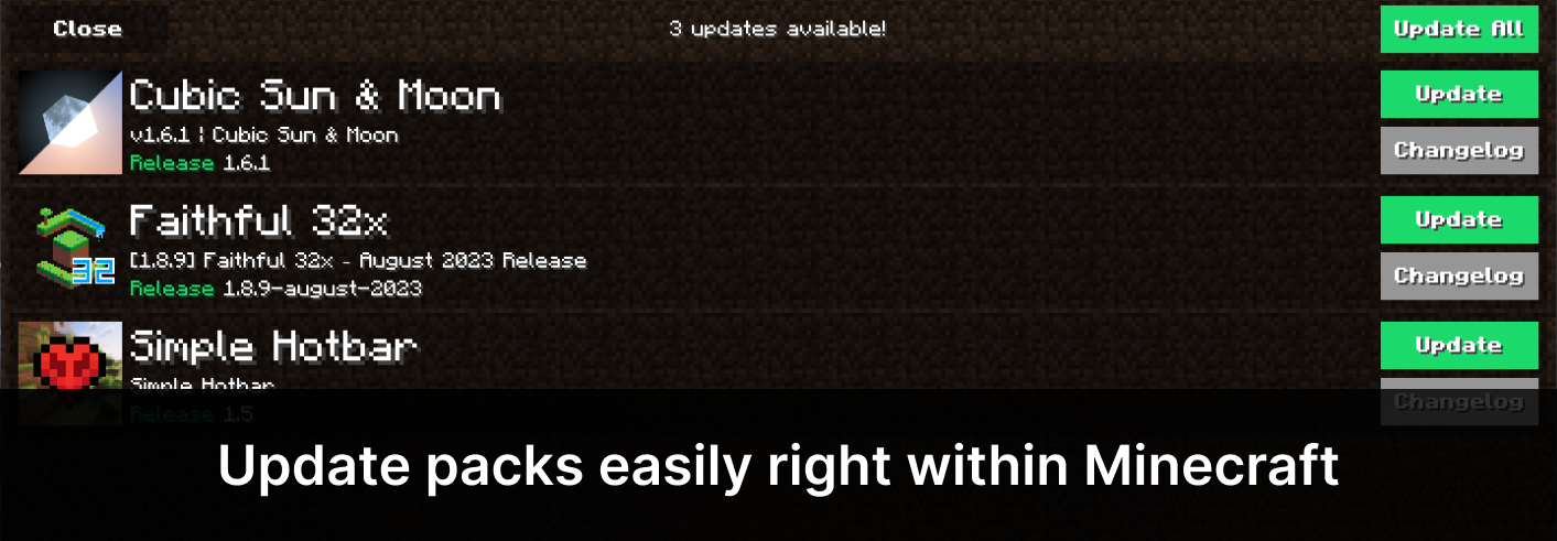 GitHub - DeDiamondPro/Resourcify: In-game resource pack, data pack and shader browser and updater
