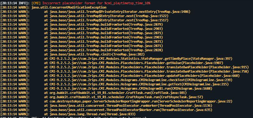 Receiving warning about holograms · Issue #7348 · Zrips/CMI · GitHub