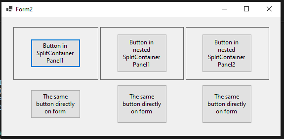 Child controls in nested split container scale incorrectly on secondary monitor. · Issue #5957 ...