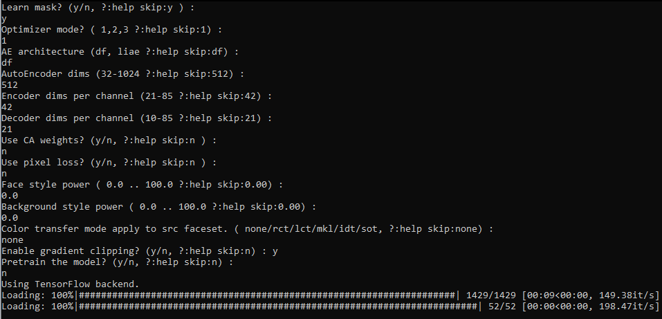 Preview for SAE not appearing · Issue #853 · iperov/DeepFaceLab · GitHub