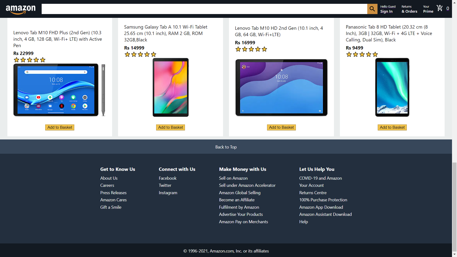 GitHub - shivatripathi100/Amazon-clone: A small web app that tries to ...