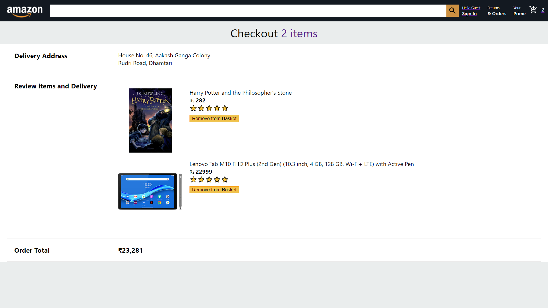 GitHub - shivatripathi100/Amazon-clone: A small web app that tries to ...