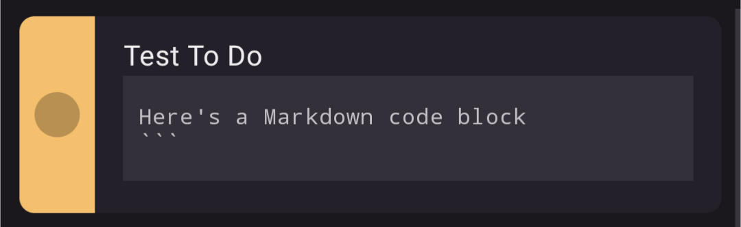 Markdown code block displays trailing triple backtick · Issue #1696 · HabitRPG/habitica-android ...