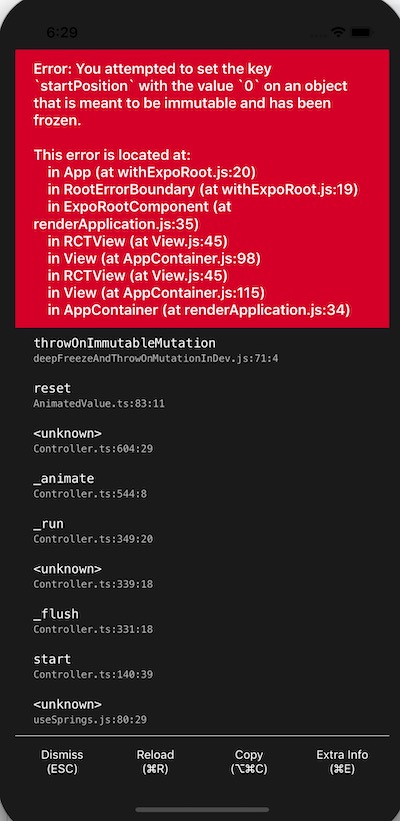 Invalid prop.style key error on expo/styled components project · Issue #709 · pmndrs/react ...