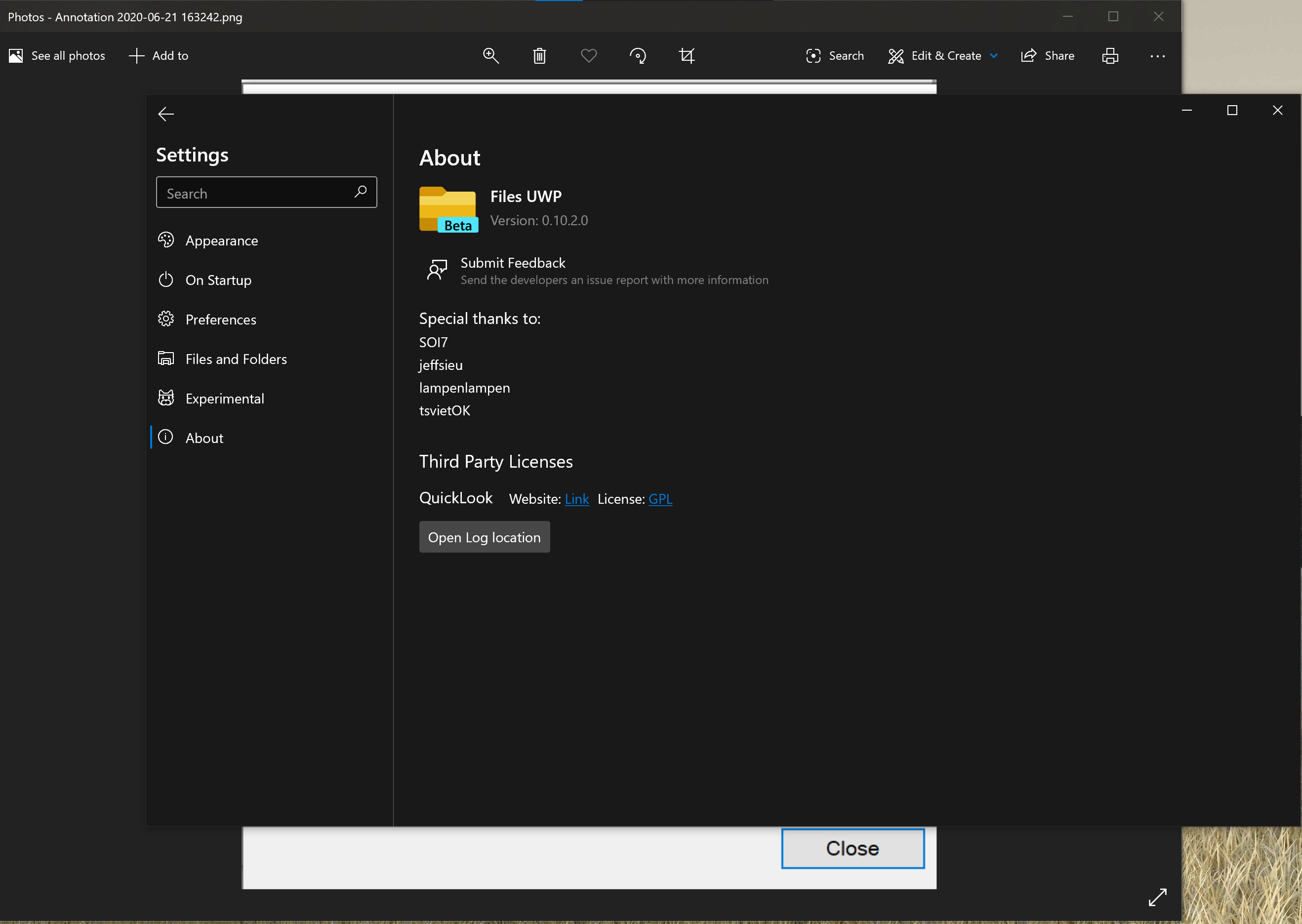 App opening behind the main app. · Issue #1270 · files-community/Files ...