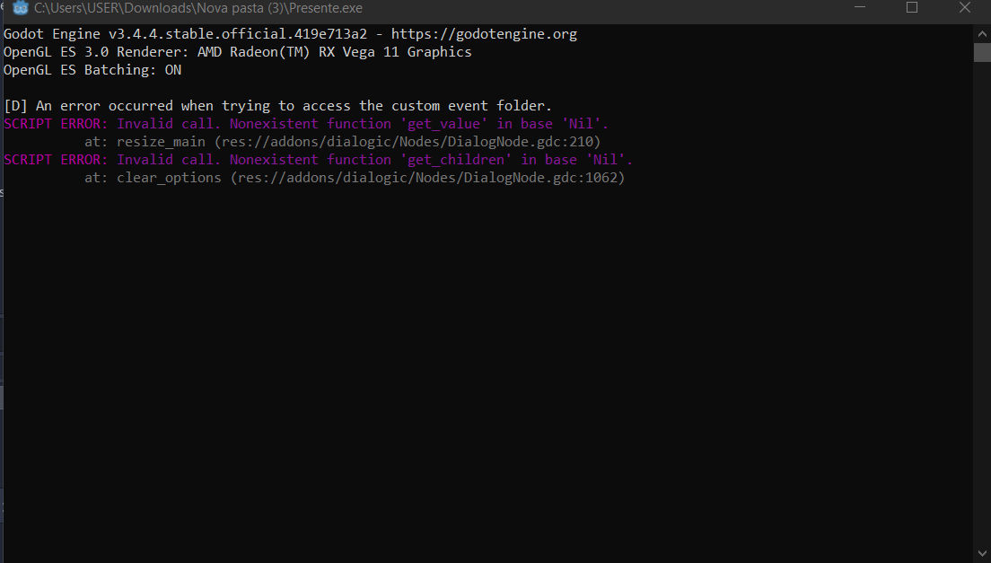 Game Dont Open · Issue 913 · Dialogic Godotdialogic · Github 