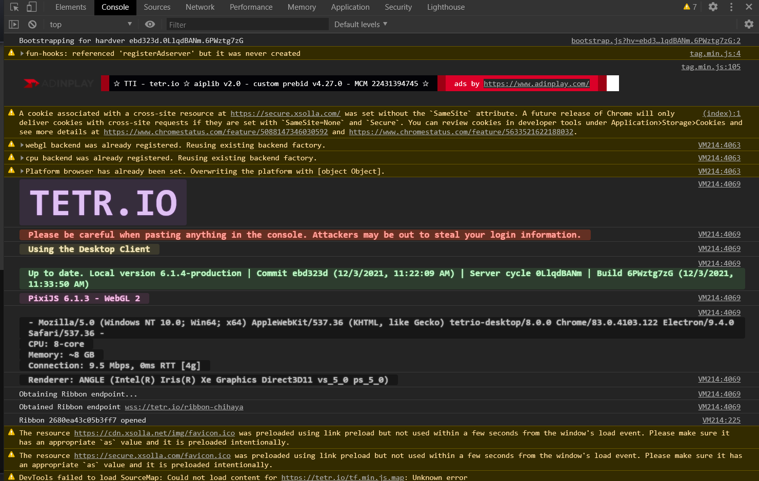 Discord Rich Presence not working · Issue #838 · tetrio/issues · GitHub