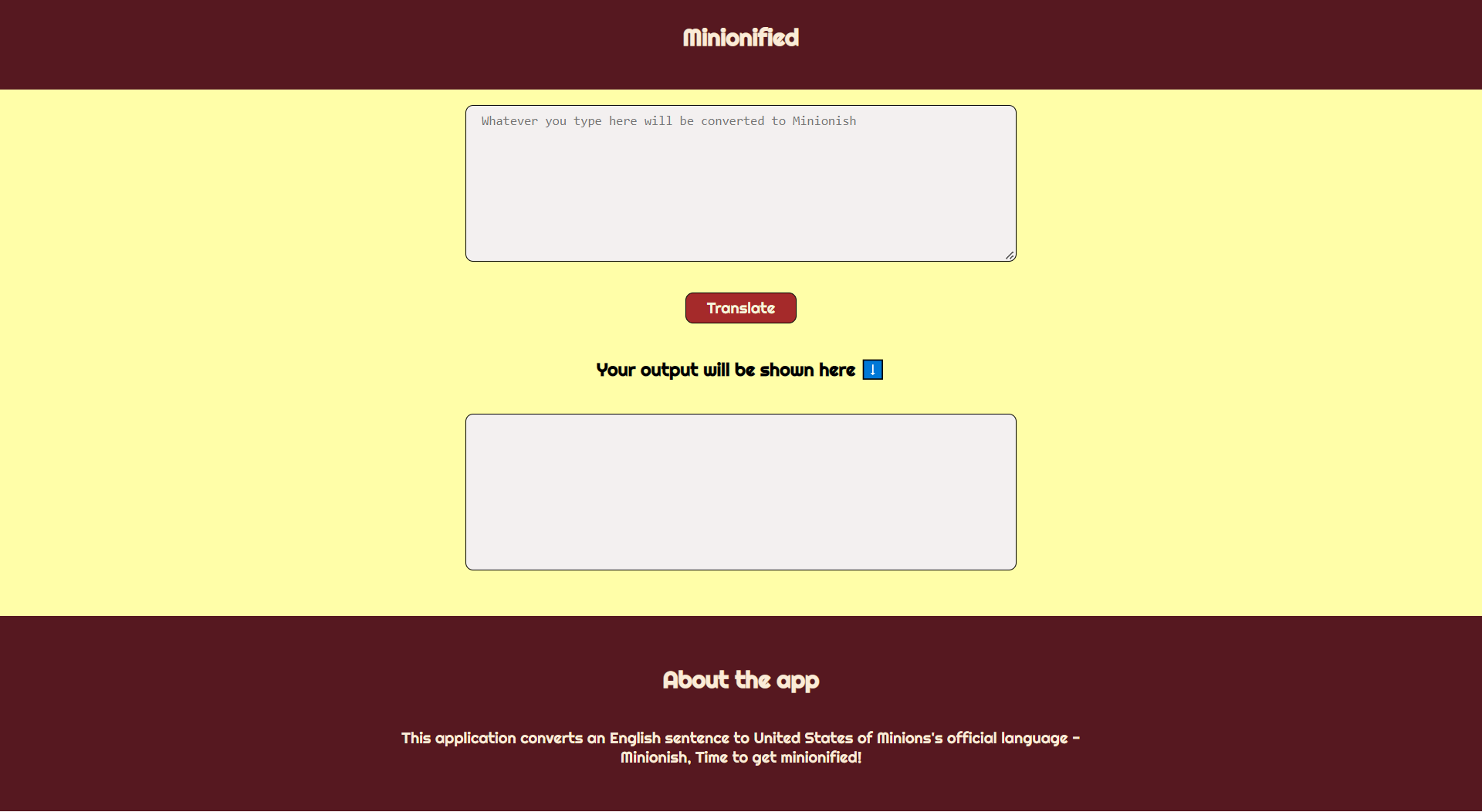 GitHub - InvincibleRP1/Minion-Translator: Translates an English ...