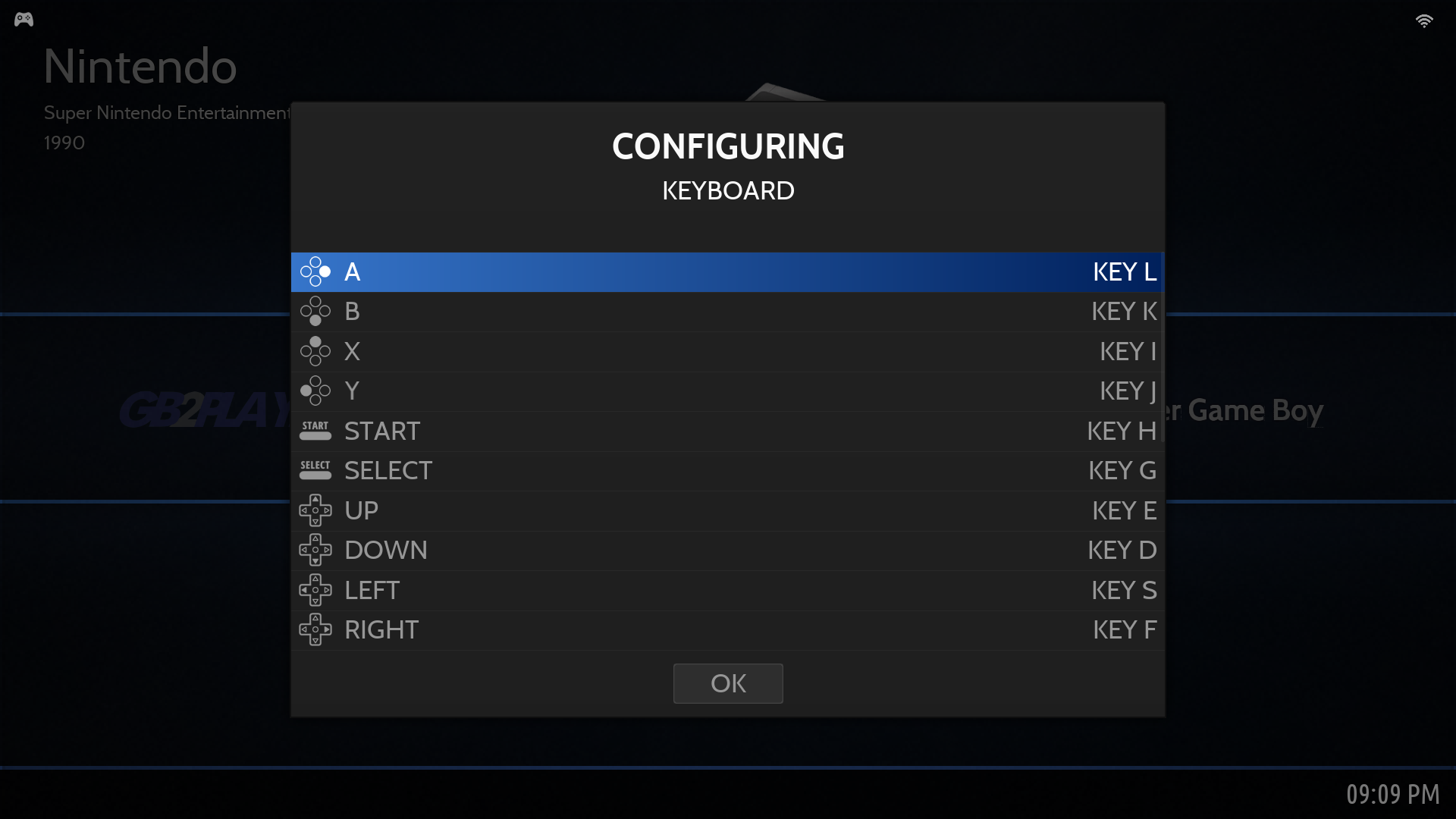 Can't skip over binding a controller button if no buttons are bound yet ...