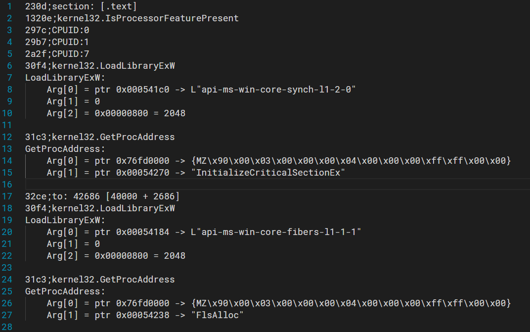 Function name displayed in .pdb files · Issue #39 · hasherezade/tiny_tracer · GitHub