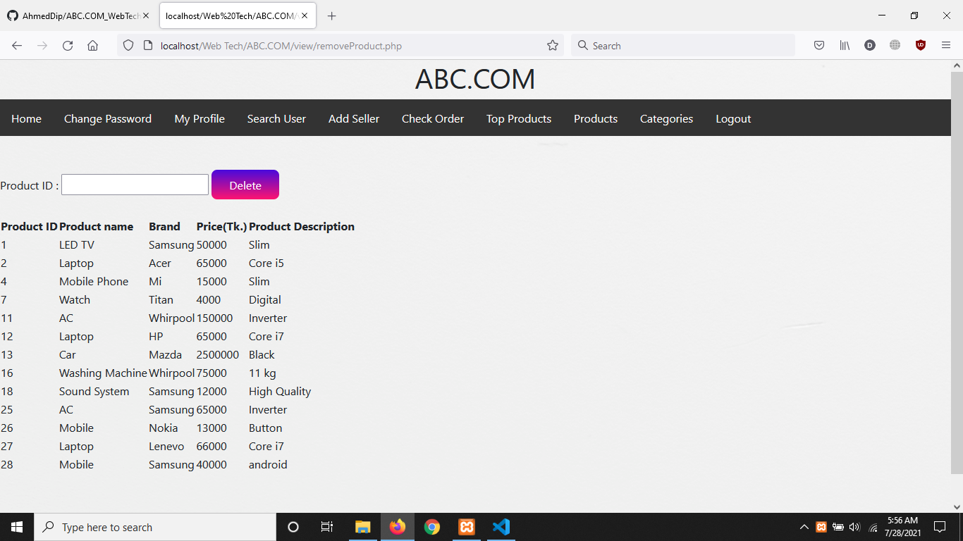 GitHub - AhmedDip/abc.com_php: This is an e-commerce website. This is a project where I ...