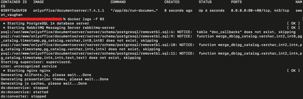 Failed to start nginx · Issue #2125 · ONLYOFFICE/DocumentServer · GitHub