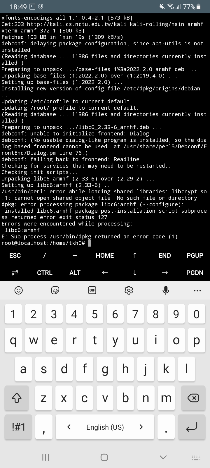 Help · Issue #1530 · CypherpunkArmory/UserLAnd · GitHub