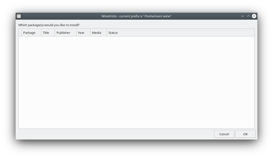 GUI doesn't work properly · Issue #1698 · Winetricks/winetricks · GitHub