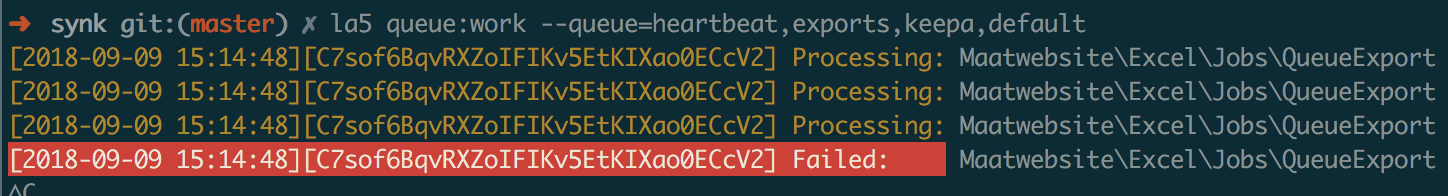 [PROPOSAL] Specify finite max number of tries on jobs. · Issue #1786 · SpartnerNL/Laravel-Excel ...