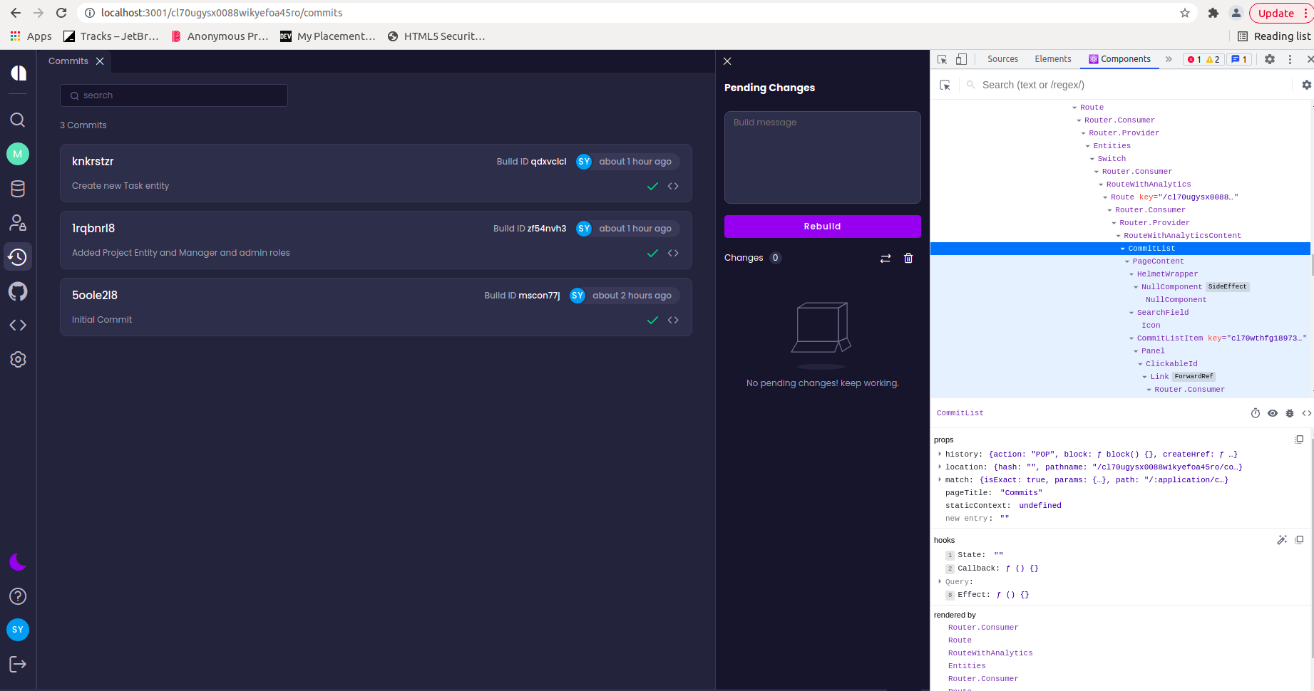 🐛 Bug Report: Commit page crashing · Issue #3508 · amplication/amplication · GitHub