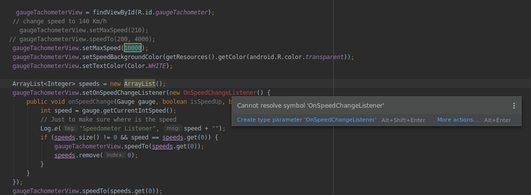 Cannot resolve symbol 'OnSpeedChangeListener' · Issue #195 · anastr ...