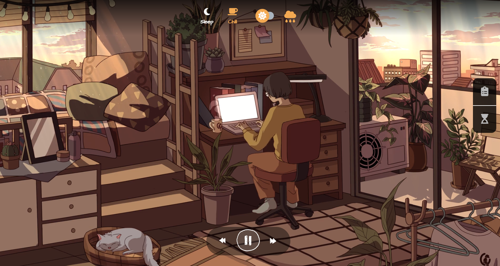 GitHub - lavisar/lofi-chill: Lofi music for your better day (HTML, CSS, JS)