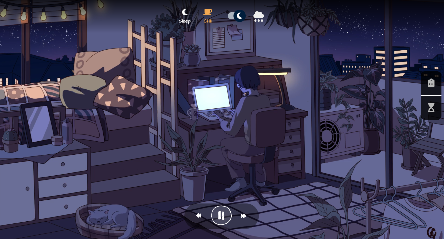 GitHub - lavisar/lofi-chill: Lofi music for your better day (HTML, CSS, JS)