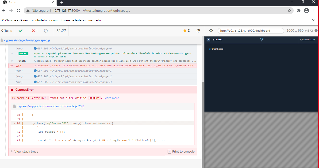 Unable to connect multiple DB · Issue #6621 · cypress-io/cypress · GitHub