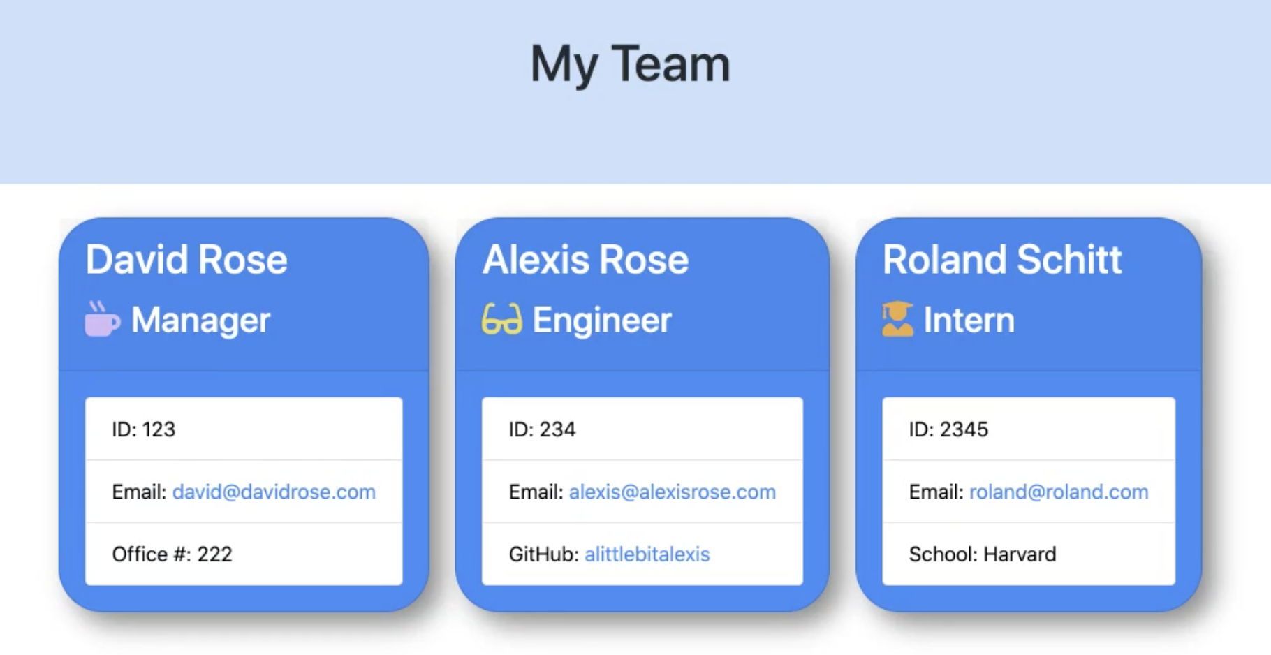 GitHub - shaydaniel7/team-profile-generator: A Node CLI app that takes ...