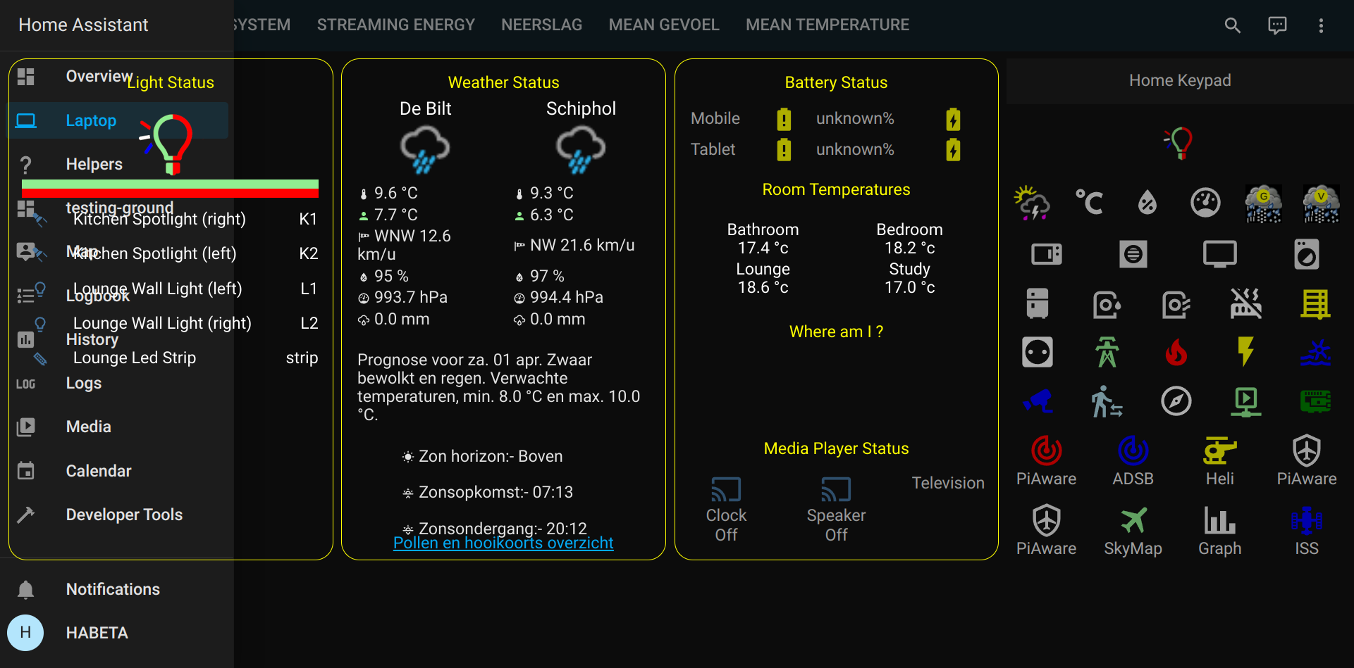 0b3. Left Hand Menu is Transparent. · Issue #16009 · home-assistant/frontend · GitHub