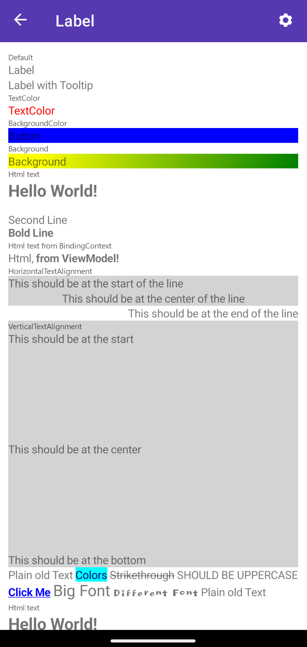 Label Fails To Display Html Text When Populated Via Binding · Issue 13015 · Dotnetmaui · Github