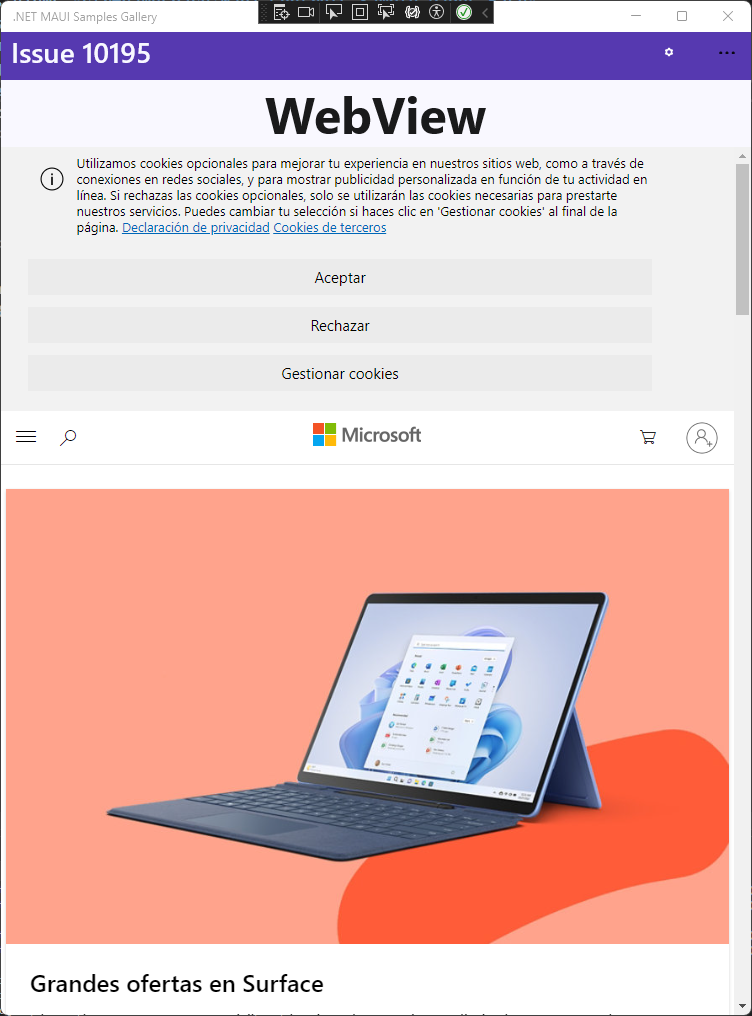 [Windows] WebView doesn't display url when inside a VerticalStackLayout · Issue #10195 · dotnet ...