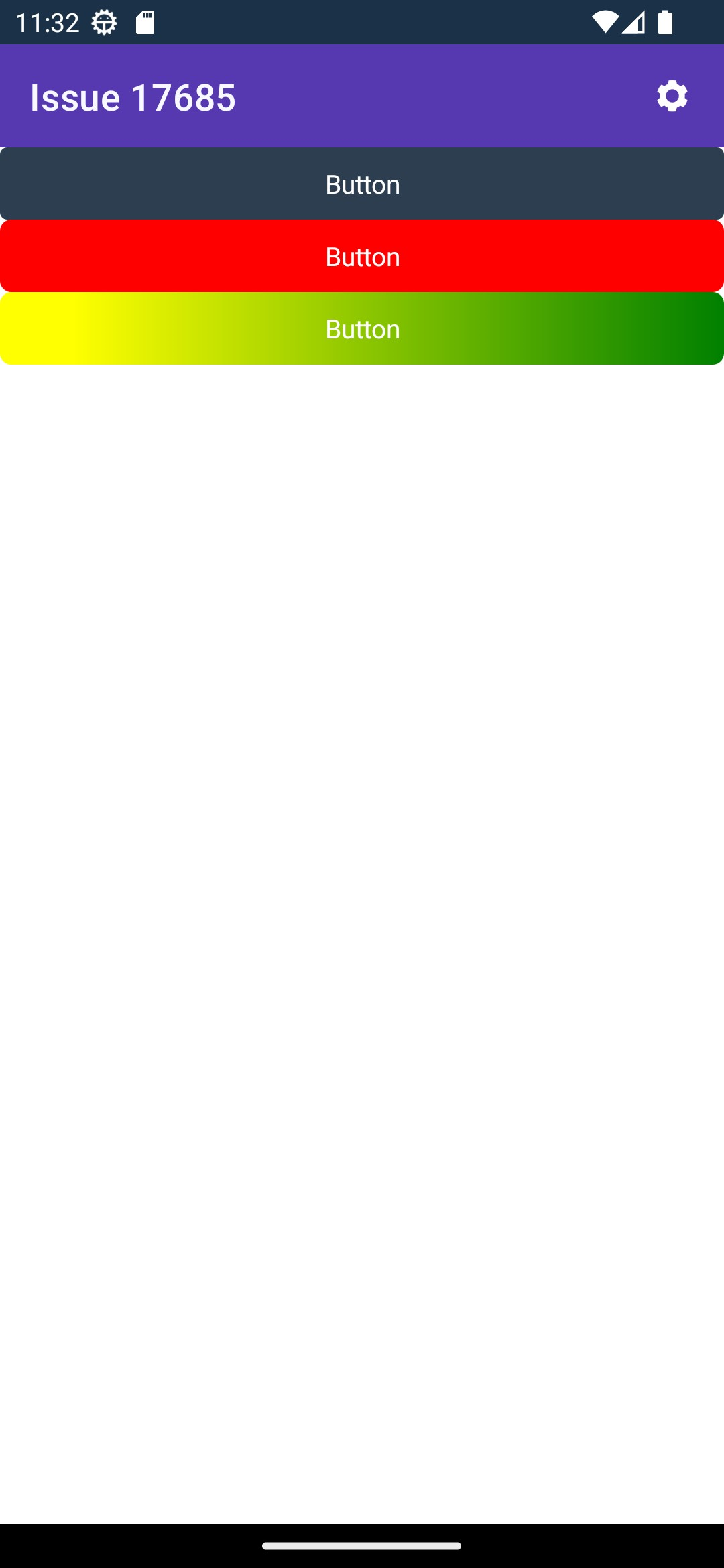 [regression/8.0.0-rc.1.9171] [Android] Button: Set BackgroundColor/Background will increase ...