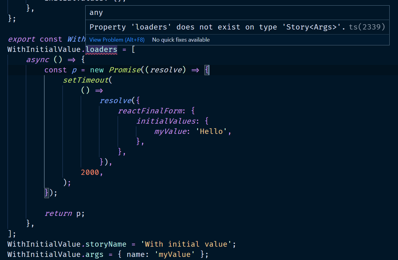 Missing Types For Async Loaders In React · Issue 14282 · Storybookjsstorybook · Github
