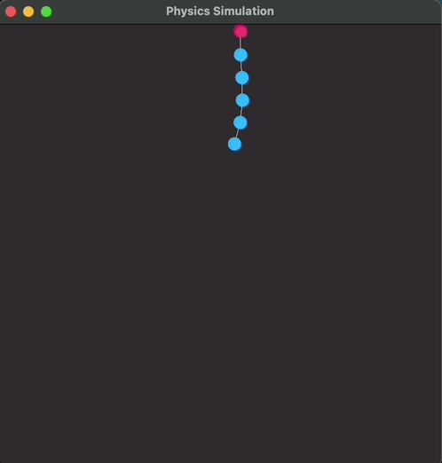 GitHub - h-burd/Physics2D: Physics engine in C++ using SFML.